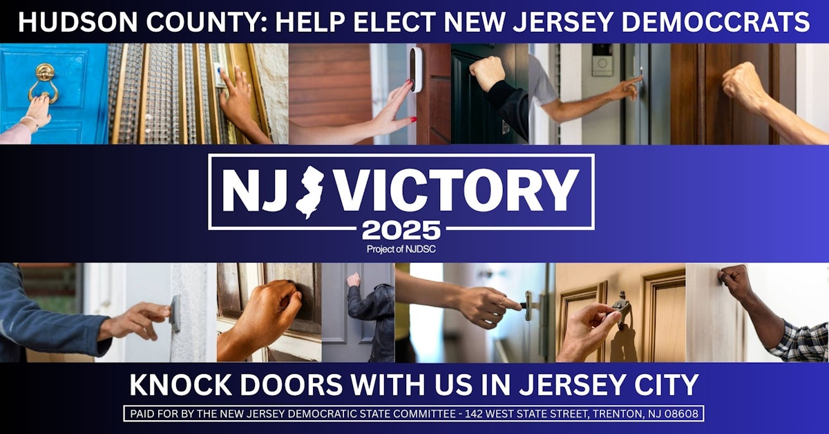 Hudson County: Hit the Doors in Jersey City for NJ Democrats · New ...